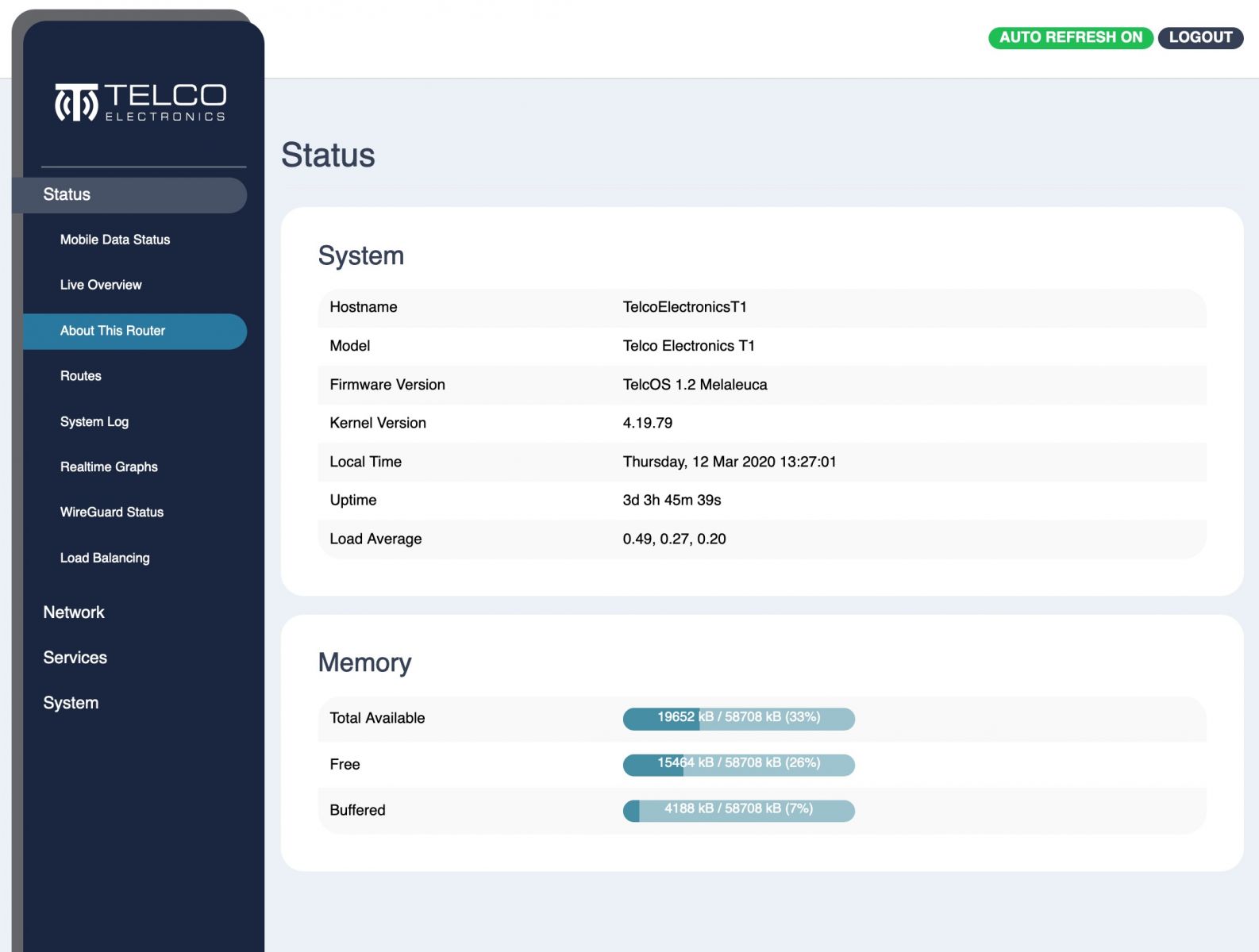 Telco Electronics T1 - Indoor/Outdoor 4G Pole Mountable Modem/Router